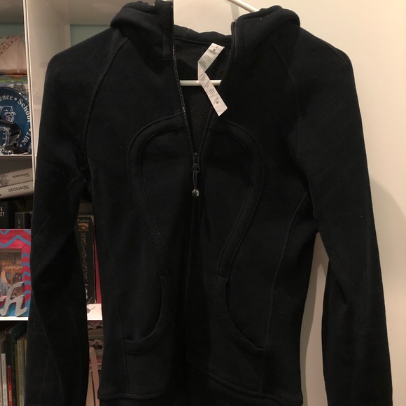 lululemon athletica | Tops | Hooded Black Lulu Lemon Jacket | Poshmark